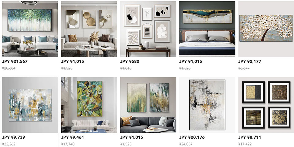 Lightintheboxって怪しい？初心者がアート(絵画)を購入してみたら…｜1.414 Coffee Roastery